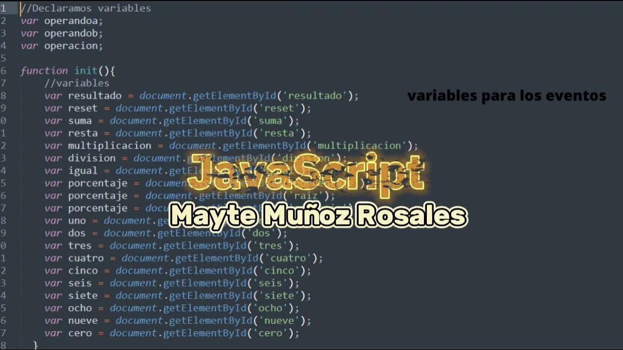 CALCULADORA CON HTML CSS Y JS - YouTube
