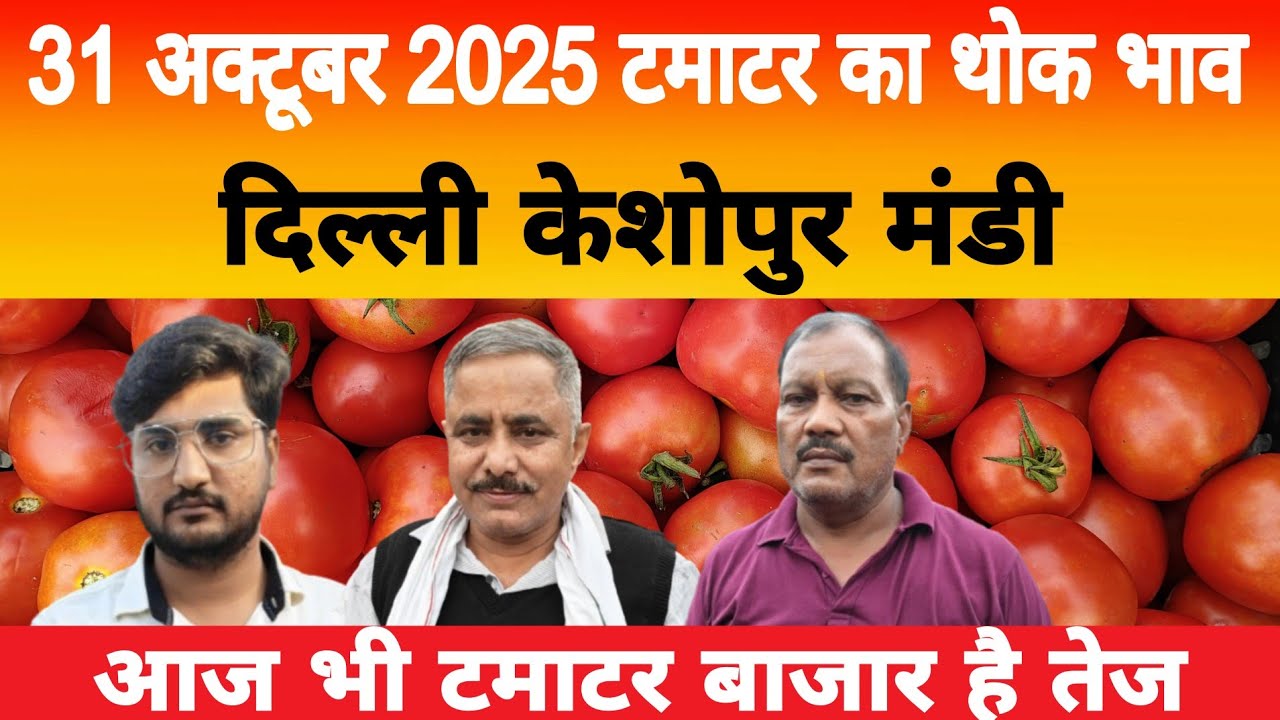 31 Oct 2025 Delhi 🍅 टमाटर का भाव Keshopur Mandi | today tomato rates # ...