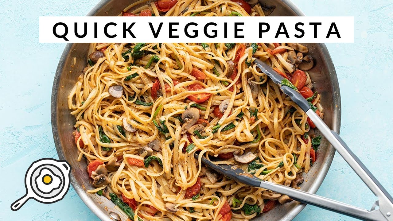 Quick Veggie Pasta - YouTube