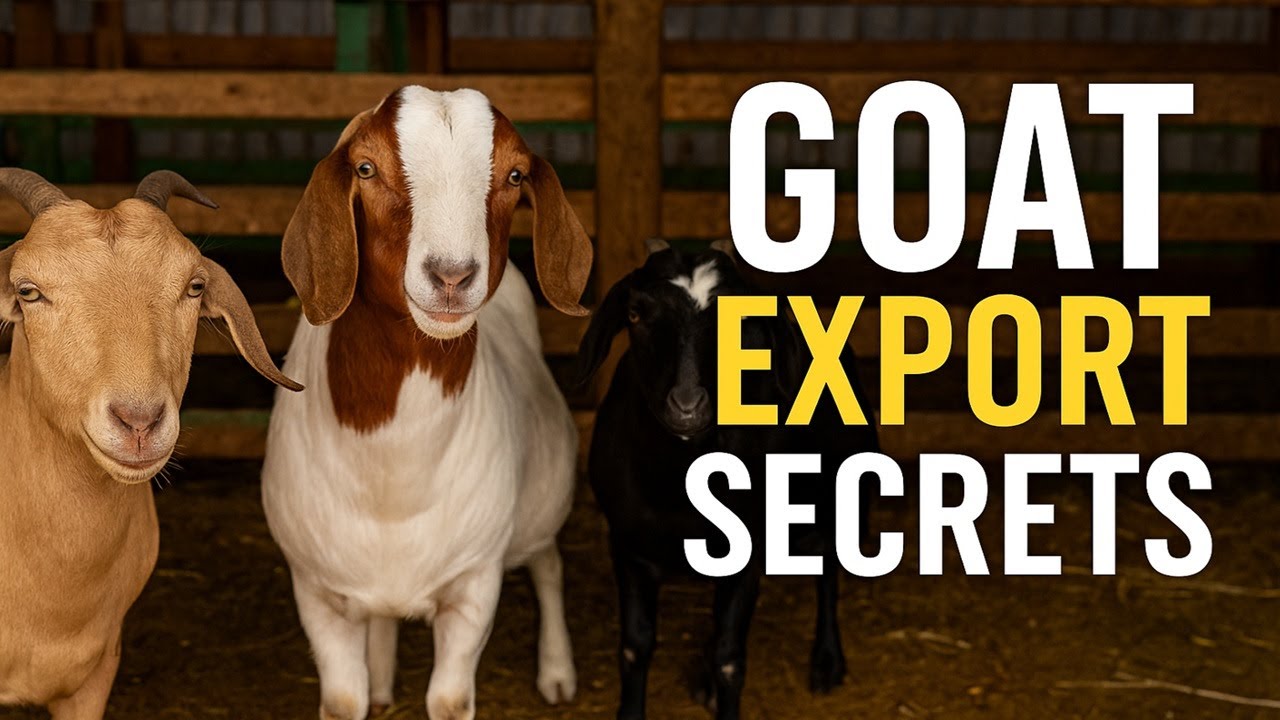 Goat Export Opportunities: Supplying Middle East & Global Markets - YouTube