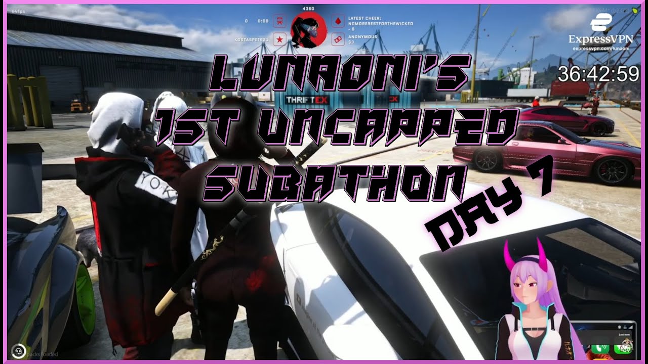 LunaOni's First UNCAPPED Subathon! - Day 7 - YouTube