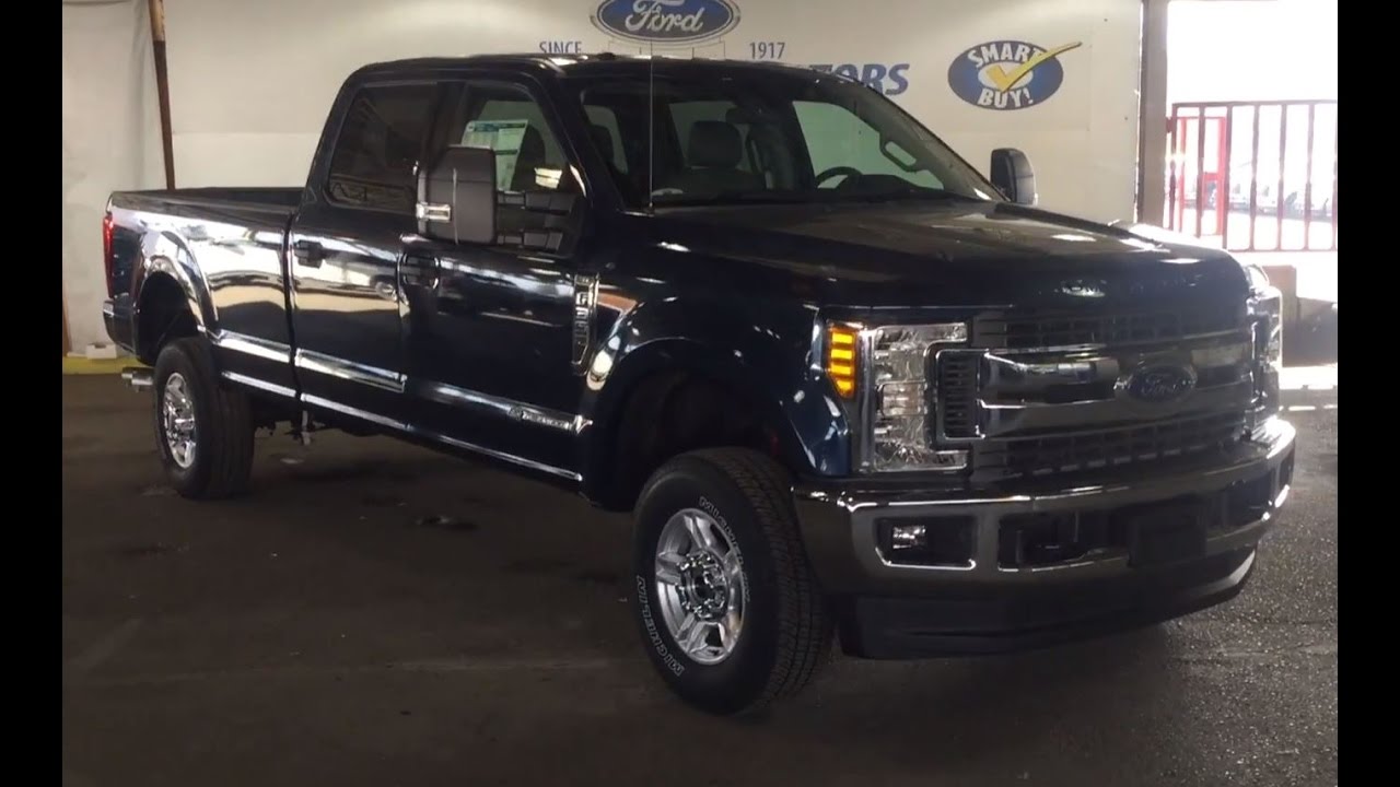 2017 Blue Ford Super Duty F-350 4X4 Crew Cab XLT FX4 Off Road PKG ...