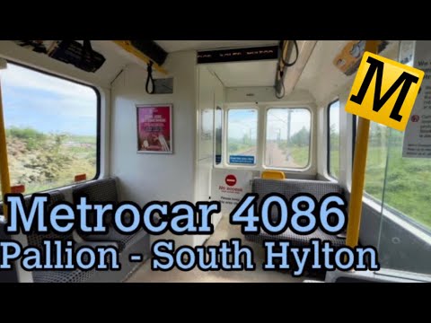 Tyne And Wear Metro Metrocar 4086 Pallion - South Hylton - YouTube