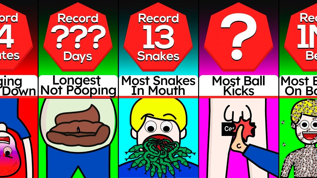 Comparisons: Most Extreme World Records - YouTube