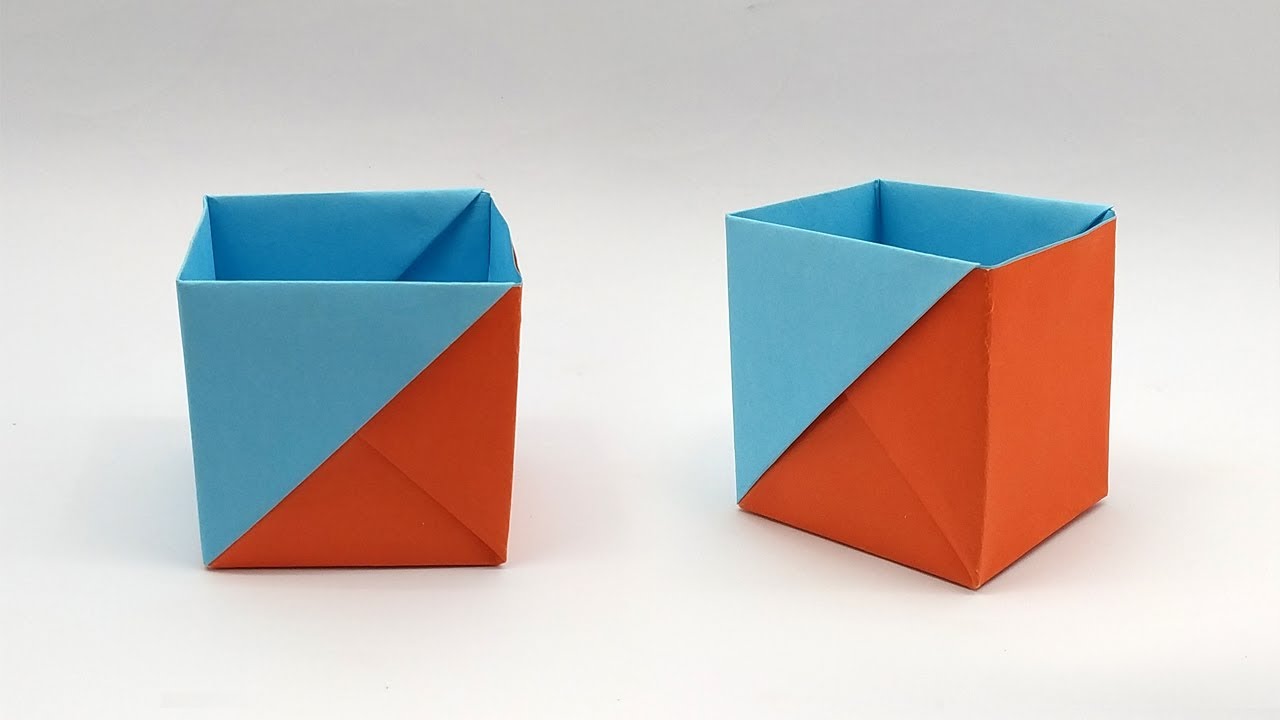 Strong Dual Tone Box Easy - How To Make A Paper Tone Box - DIY Handmade ...