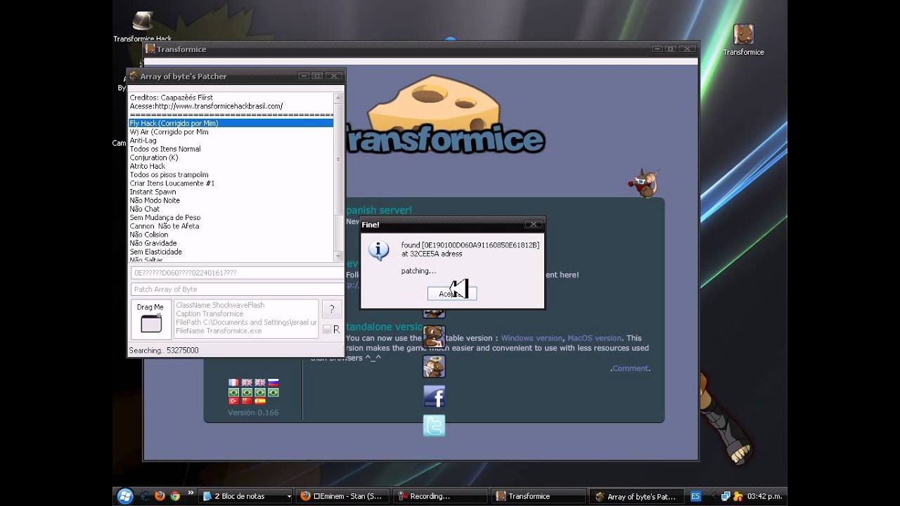 hack de transformice Aobs (en español) - YouTube