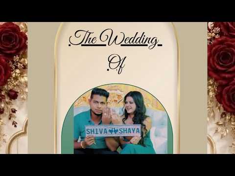 The wedding of Shiva & Shaya.