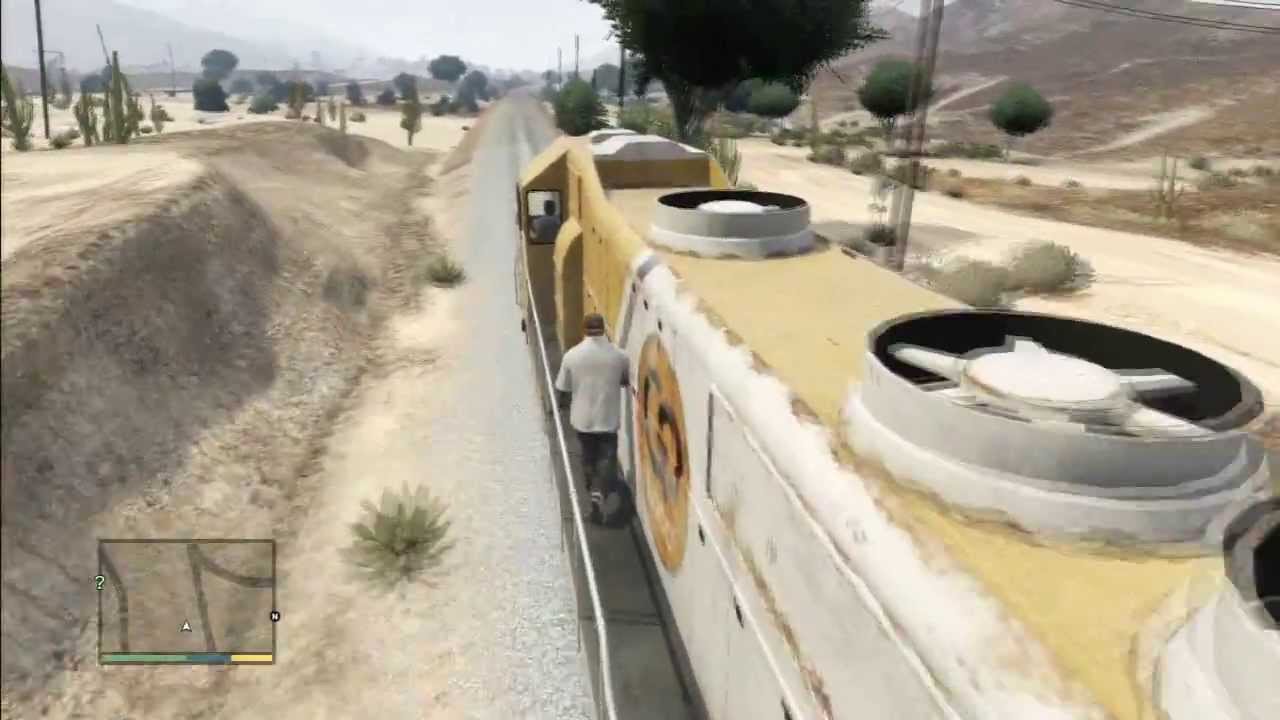GTA 5 - Attempting to stop the train - YouTube