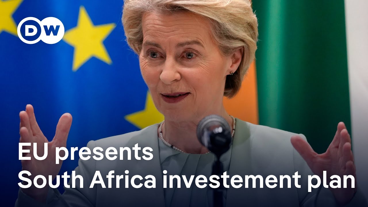 EU announces to invest 5 billion Euros in South Africa | DW News - YouTube