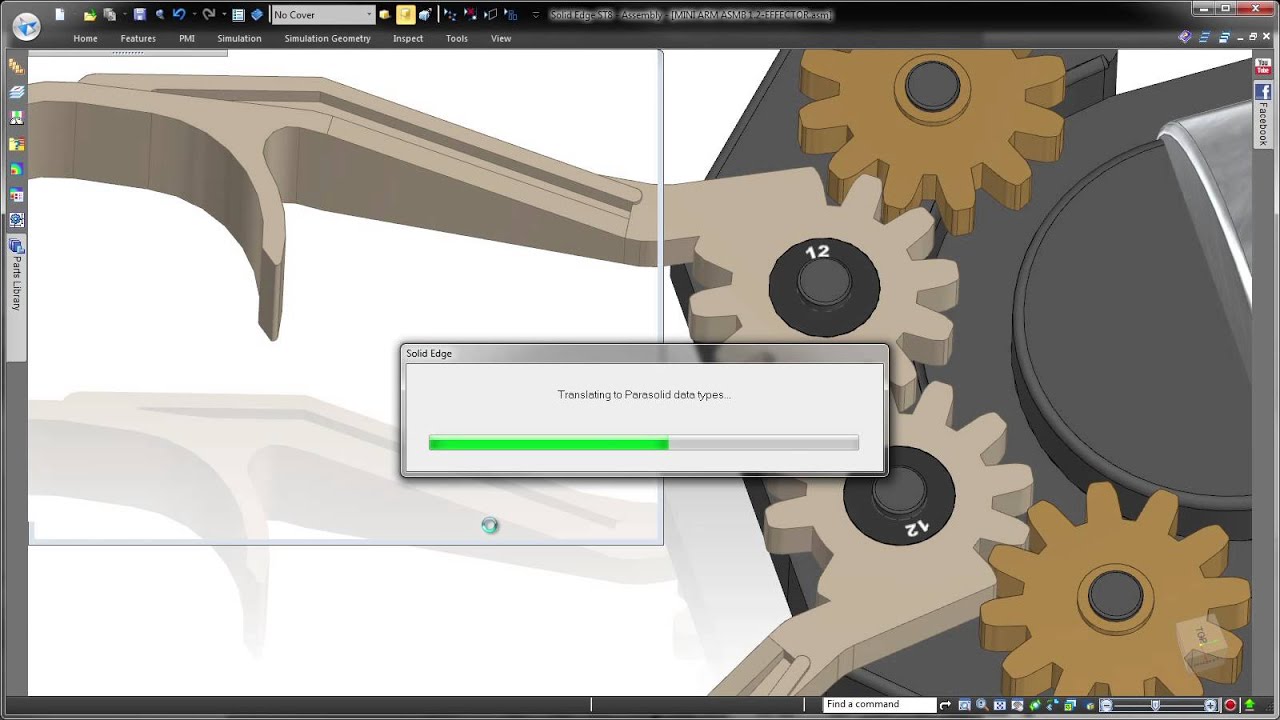 SOLID EDGE ST8 Pattern Recognition 02 - YouTube