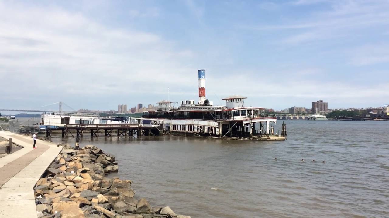 A look at New York City from Edgewater, New Jersey - YouTube