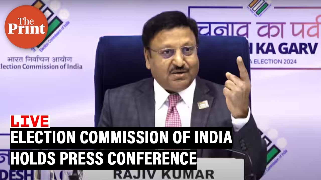 LIVE: Election Commission of India holds press conference a day before ...