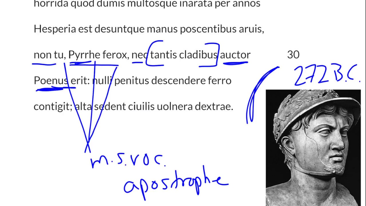 LatinPerDiem Latin Lessons: Lucan Pharsalia 7 - YouTube