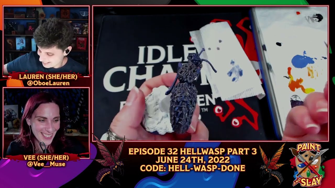Hellwasp Part 3 | Paint and Slay | Idle Champions | D&D - YouTube