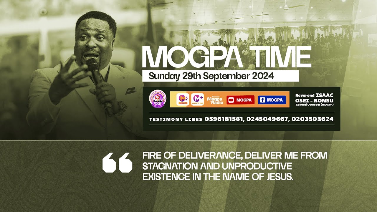 DELIVERANCE || MOGPA TIME WITH REV. OB || 29 - 09 - 2024 - YouTube