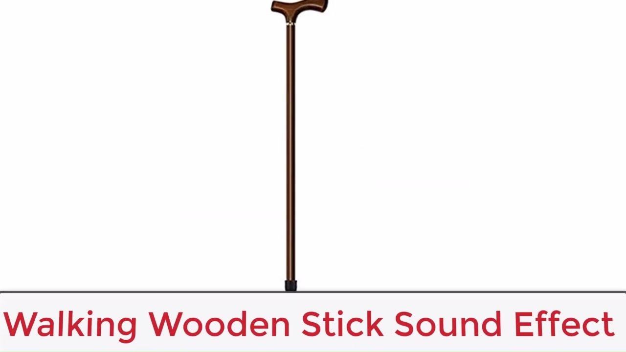 Wooden Stick Walking|Stick on concrete|Tiles|Surface|Road|Think Sound ...