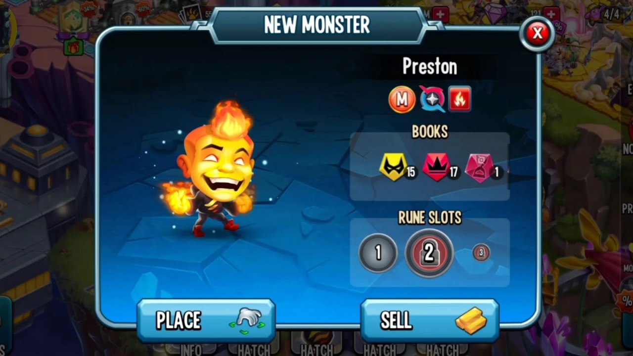 Finnally Hatch Preston New mythic monster monster legends in hindi ...