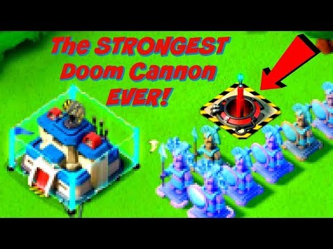 The STRONGEST Doom Cannon EVER in Boom Beach! HAMMERMAN DESTROYED ...