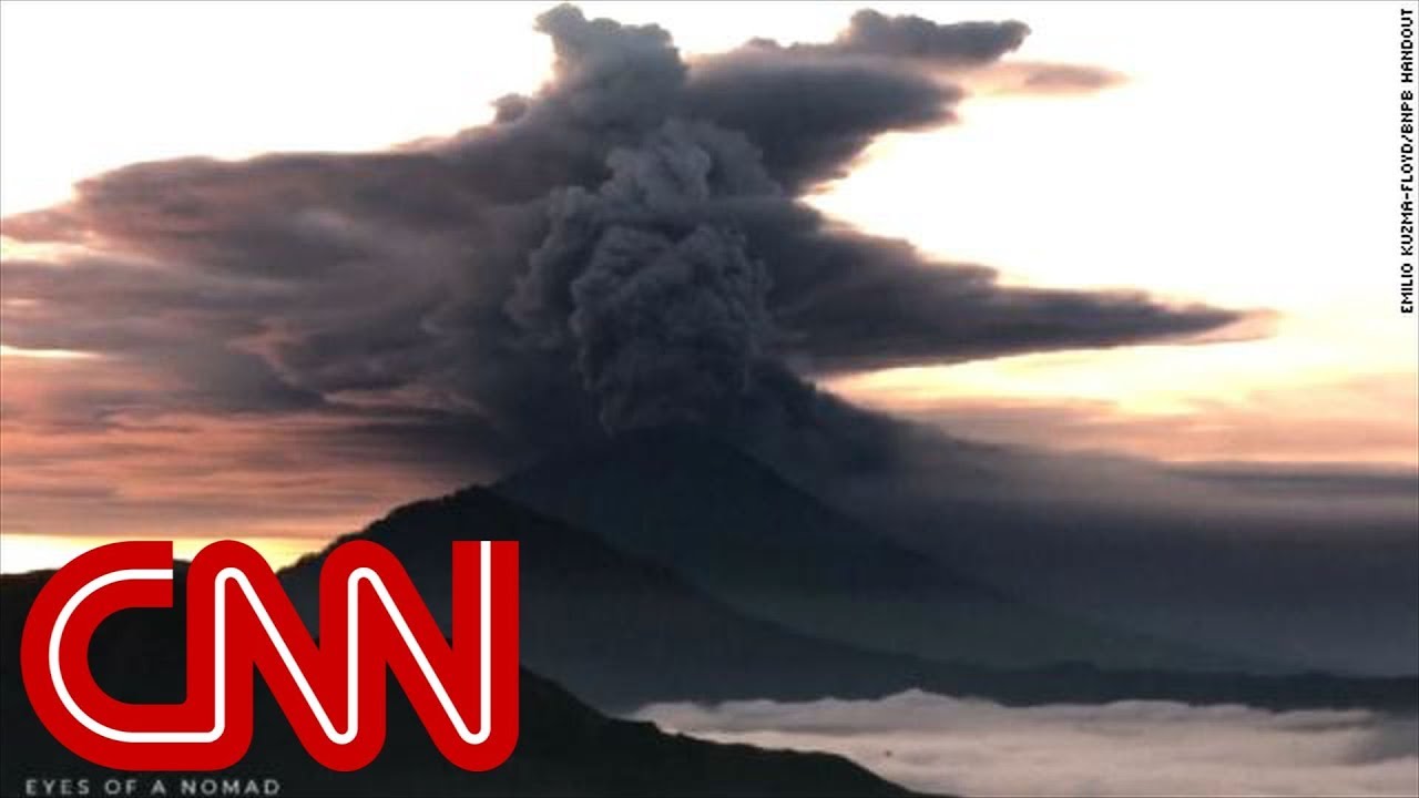 Thousands evacuated as volcano erupts - YouTube