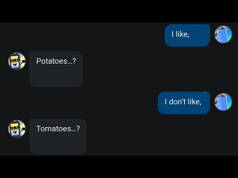 i like potatoes i dont like tomatoes - YouTube