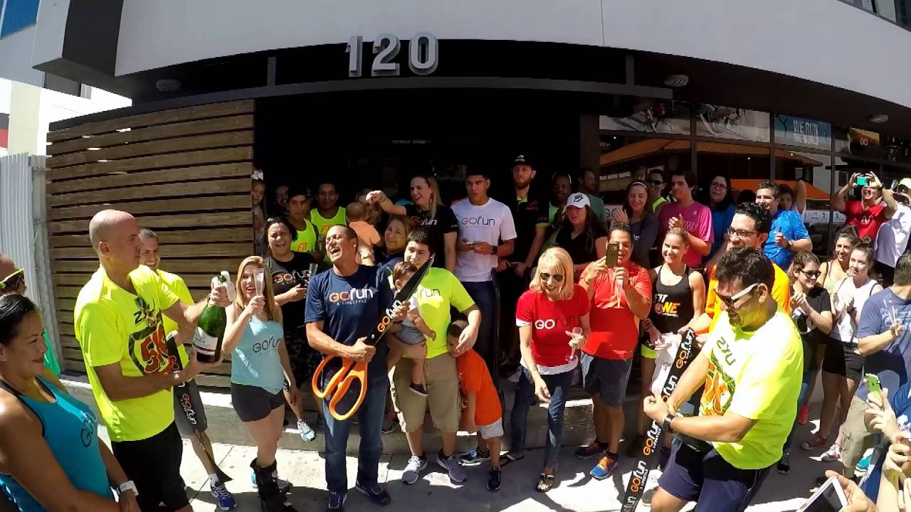 Go Run Miami - Brickell Grand Opening 07/09/2016 - YouTube