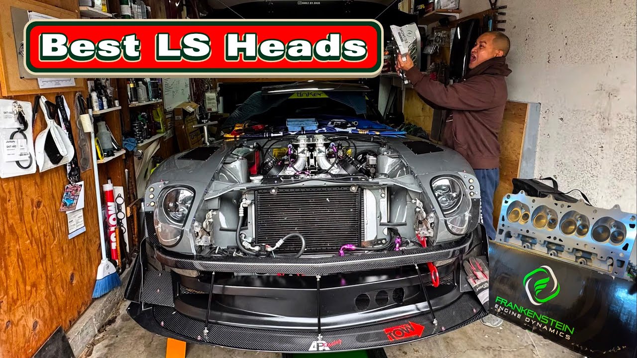 Installing one of the best LS Heads on project 240zRR - YouTube