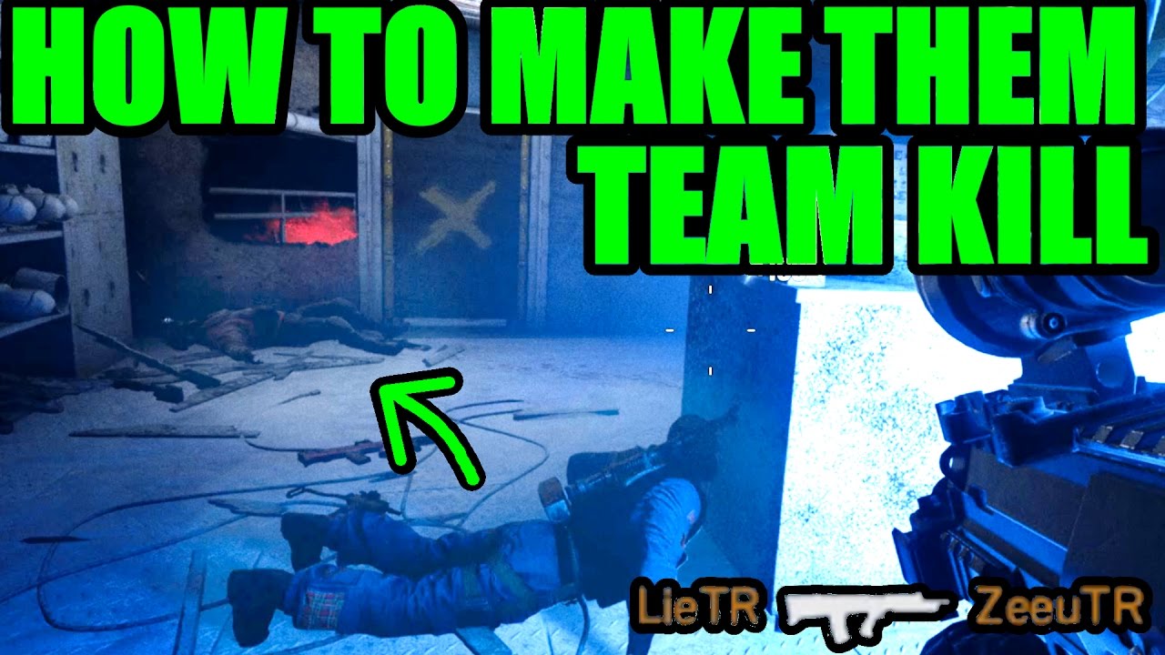 HOW TO MAKE THE ENEMY TEAM KILL - Rainbow Six Siege Funny & Epic ...