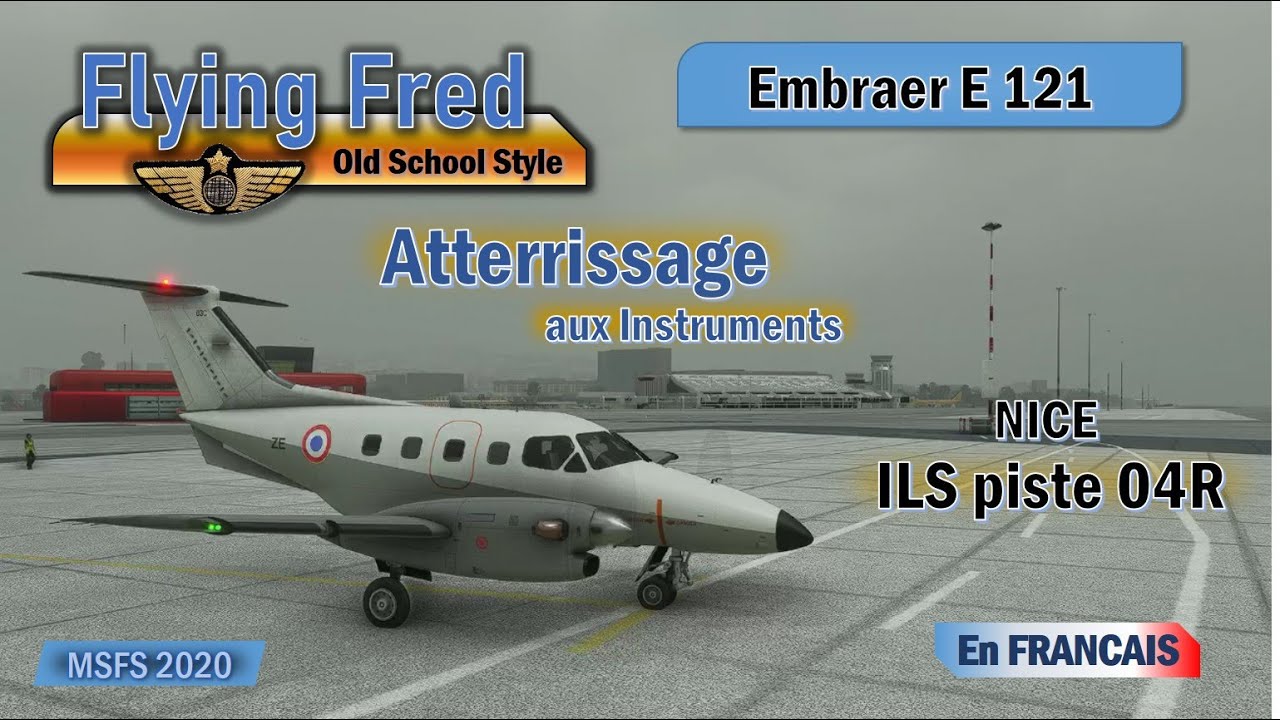 EMB 121 atterrissage aux instruments ILS - YouTube