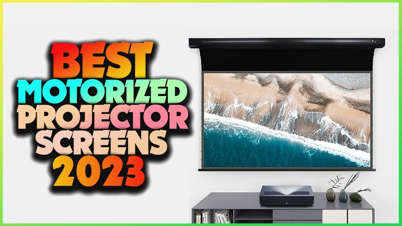 The Best Motorized Projector Screen for Your Home Theater! - YouTube