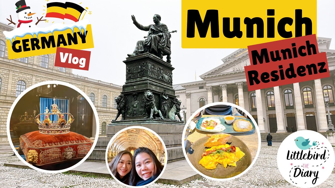 EP5-Sunday in Munich ร้านรวงปิด เราไปเที่ยววัง Residenz กันค่า ...