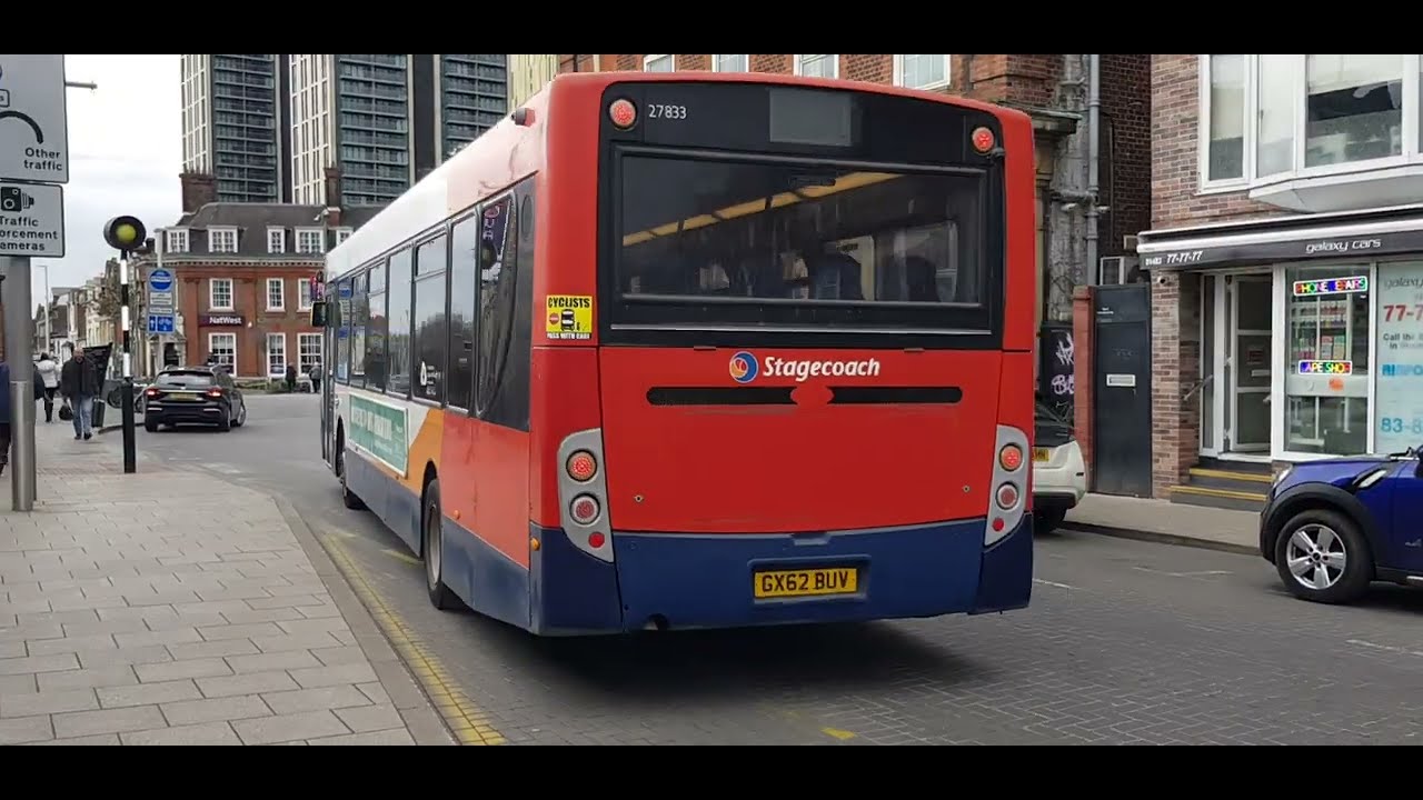 Here is the stagecoach bus 27833 on the number 91 in Woking Saturday 4 ...