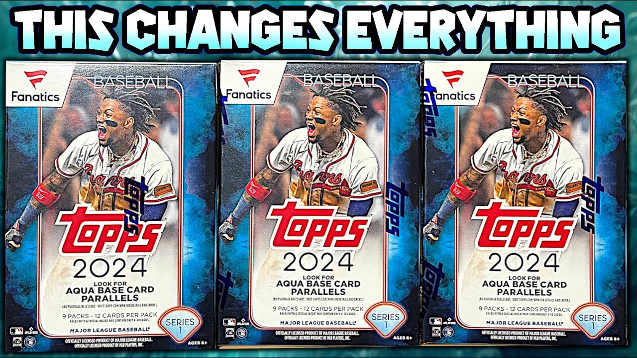 FANATICS BOX CASE RIP 2024 Topps Series 1 BASEBALL CARDS - YouTube