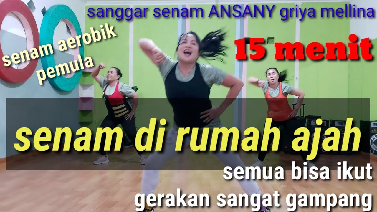 15menit Senam Aerobik di Rumah | Senam Pemula | Senam gerakan gampang ...