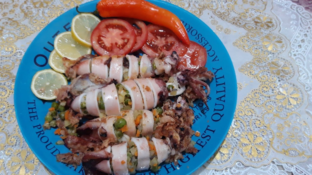 RELLENONG PUSIT PINOY RECIPE - YouTube