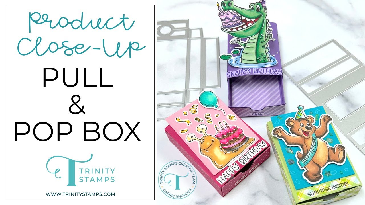Pull & Pop Box Close Up Tutorial - Trinity Stamps - YouTube