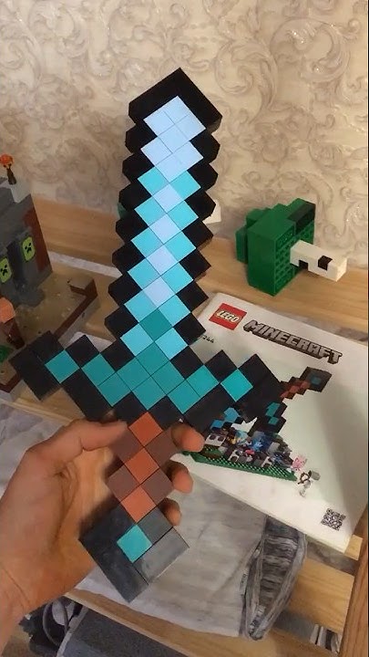 Lego меч из набора #lego #лего #легосамоделка #minecraft #майнкрафт ...