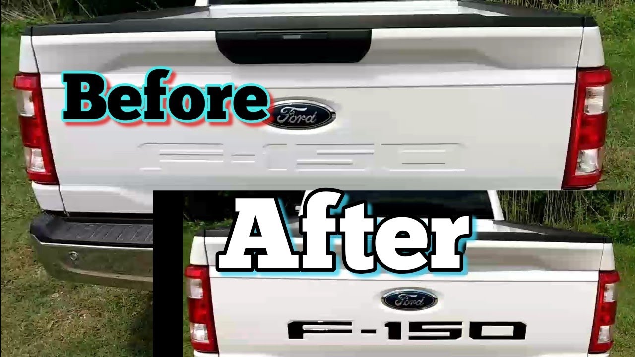 F-150 Tailgate Letters! Decals From Amazon Review - YouTube