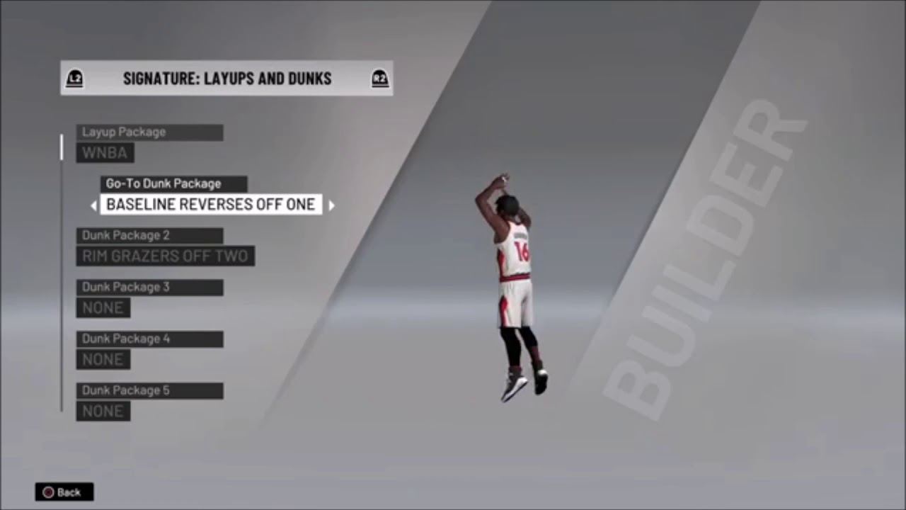 All Layups and Dunks| Over 70 Finishing Packages| NBA 2K20 - YouTube
