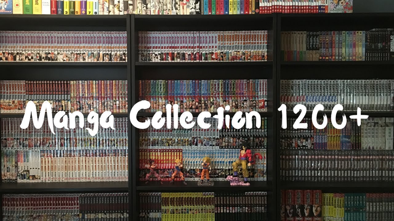 Manga Collection 1200+ Volumes - August 2019 - YouTube