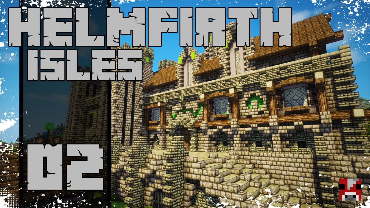 Minecraft Timelapse - Helmfirth Isles - 02 - Emerald Keep! - YouTube