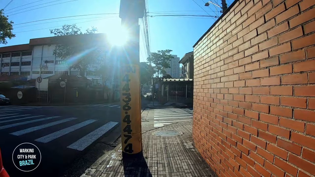 Caminhada com Dia Ensolarado - Vila Assunção - São Paulo - Brazil 4K ...