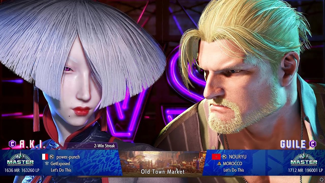 power-punch (AKI) vs NOURYU (Guile) Ranked Match SF6 - YouTube