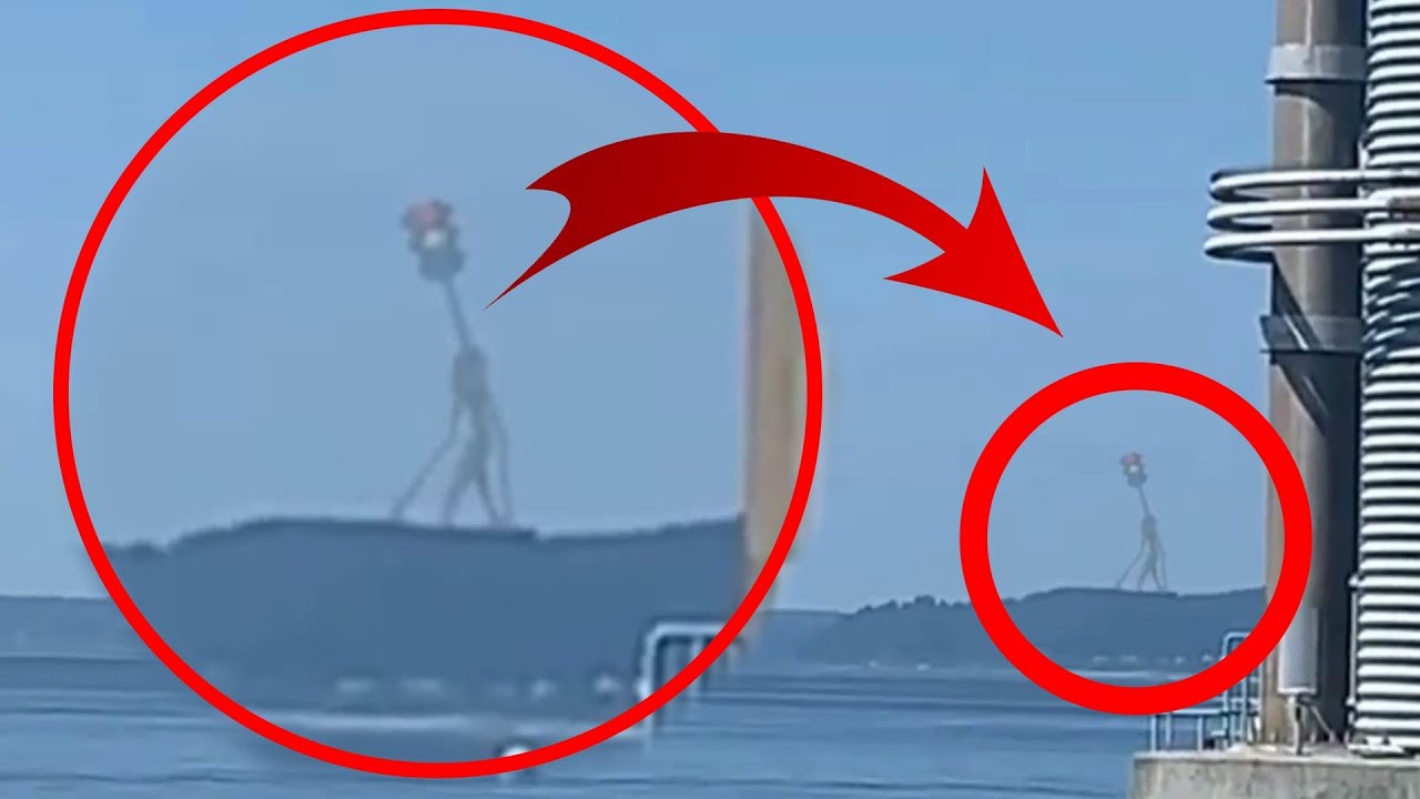 5 Traffic light head creature Monster sighting in real life ...