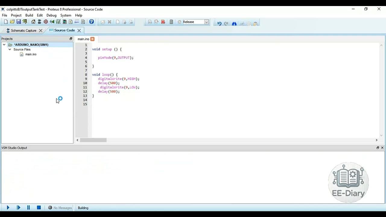 Upload Arduino Code Proteus - YouTube