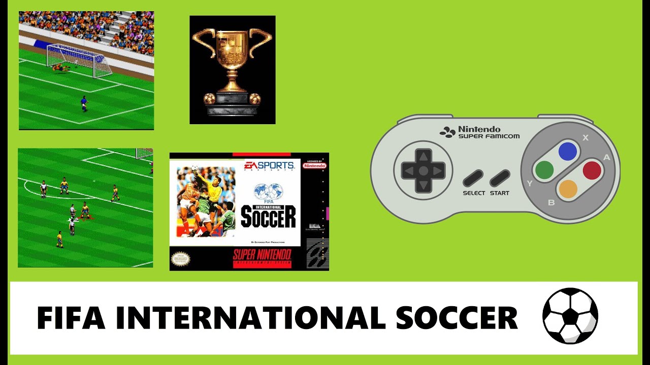 ⚽🎮 Jugando a "FIFA International SOCCER" SNES/Super Nintendo-Electronic ...