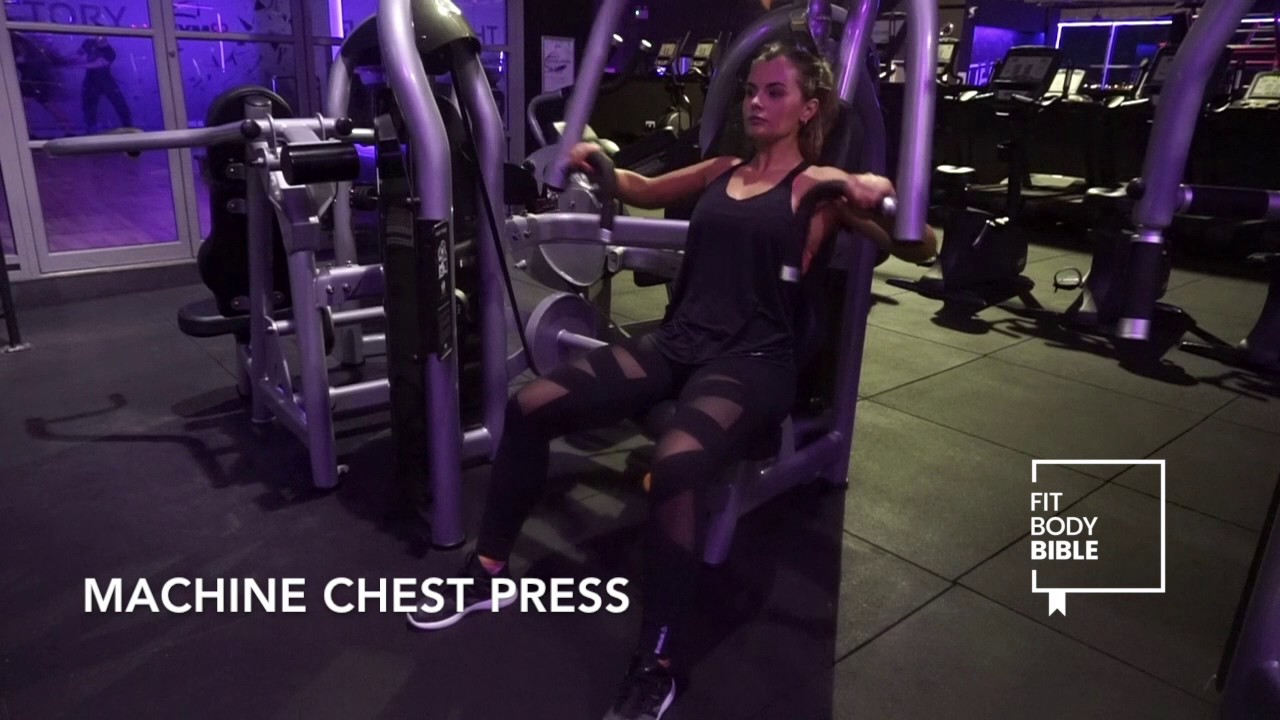 FBB Machine Chest Press - YouTube