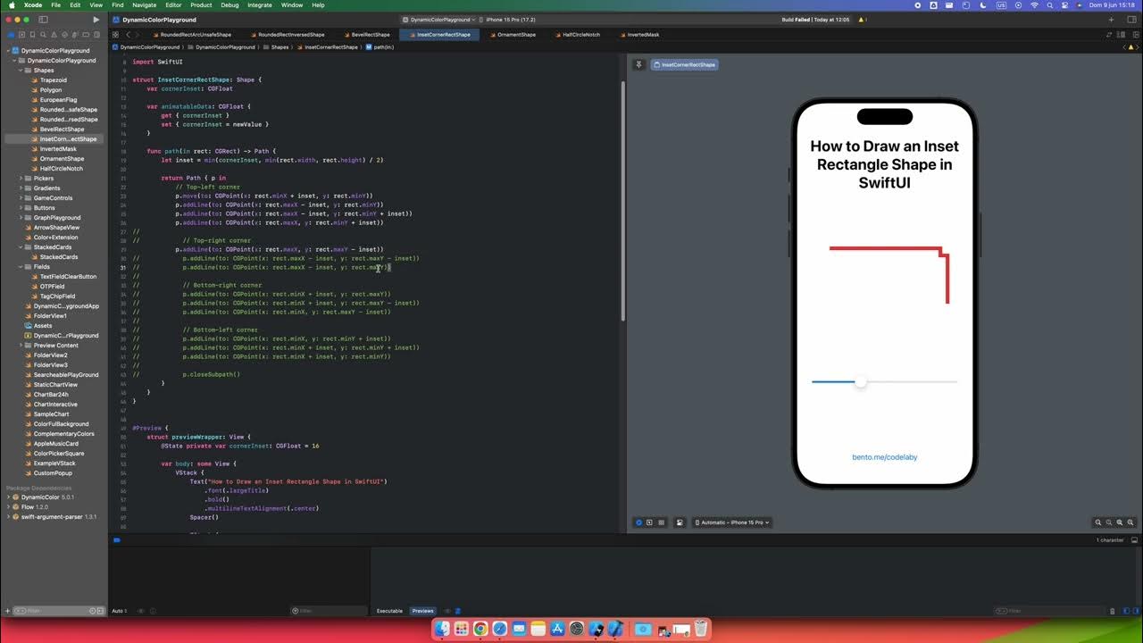 How to Draw an Inset Rectangle Shape in SwiftUI - YouTube