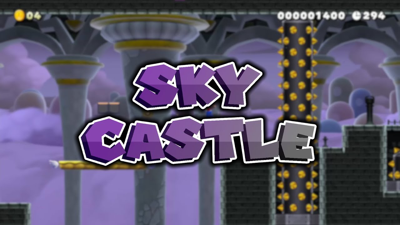 NSMBU Sky Castle in Super Mario Maker 2 - YouTube