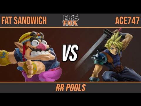fat sandwich (Wario) vs Ace747 (Cloud) - Fire Fox #23 RR Pools - YouTube