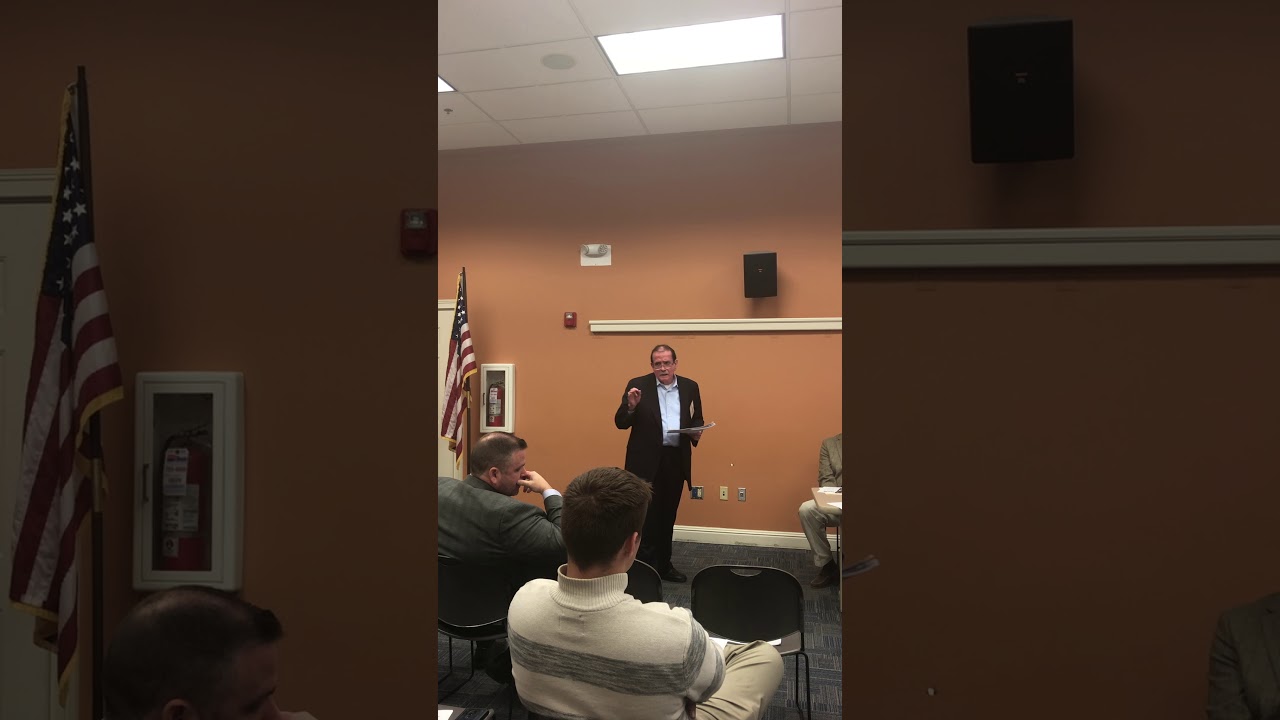 C. Wesley Morgan for US Senate speaking at Boone County GOP on March ...